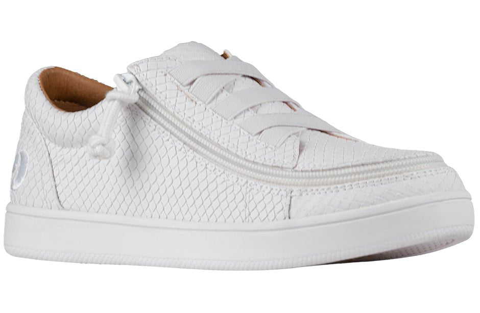 Women's White Gore Zipper Shoes | BILLY Footwear – INCLUSIA BRANDS